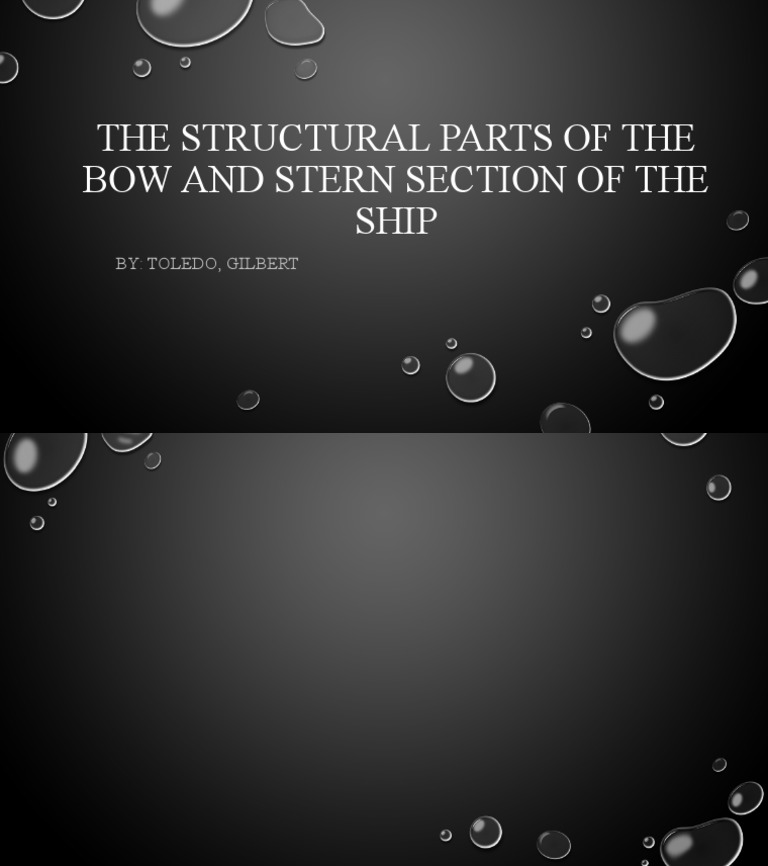 The Structural Parts of The Bow and Stern | PDF | Technology & Engineering
