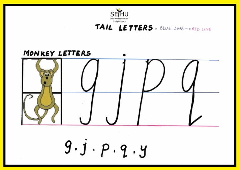 Tail-Letters Monkey | PDF