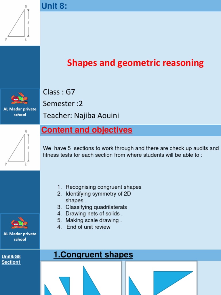 Shapes and Geometric Reasoning | PDF | Shape | Geometry