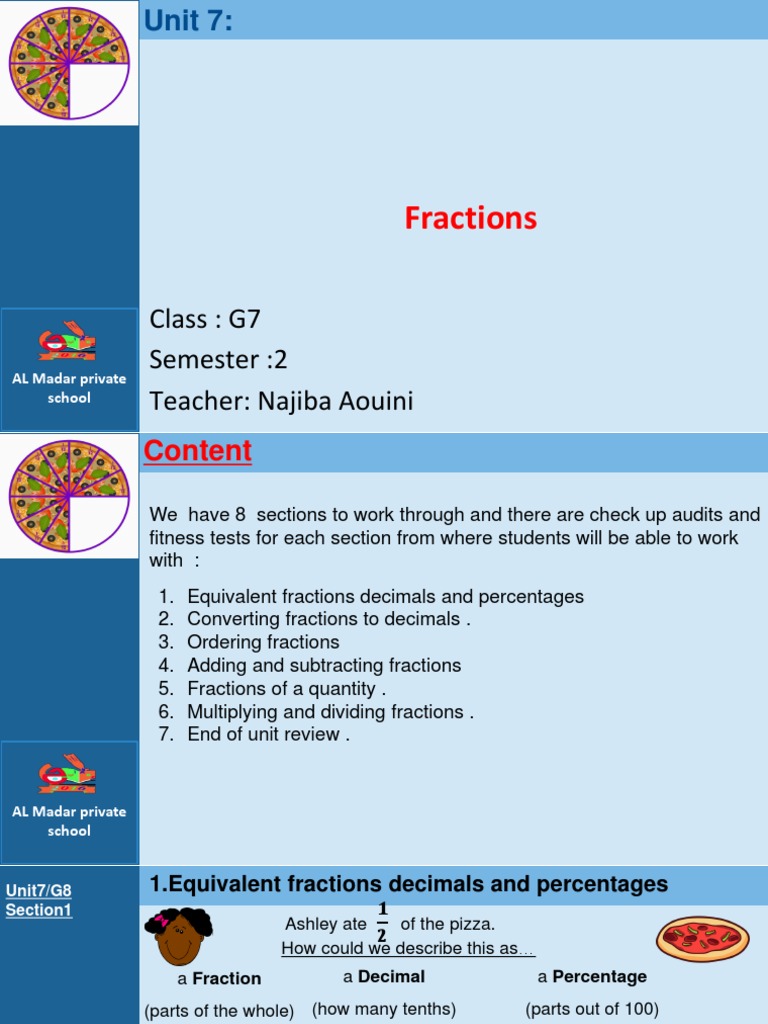 Fractions | PDF | Abstract Algebra | Mathematical Objects