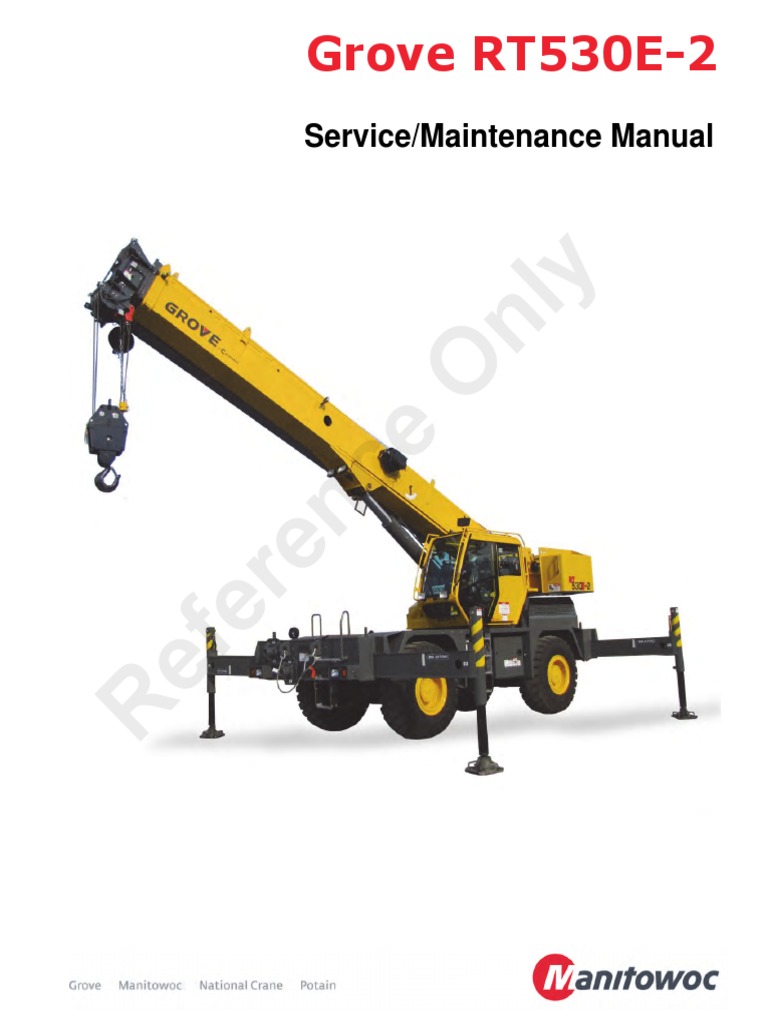 Grove Manitowoc Grua Rt530e | PDF | Crane (Machine) | Manufactured Goods
