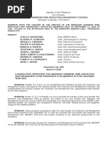 BDRRM Plan Template Quality Assurance System For Barangay Disaster Risk ...