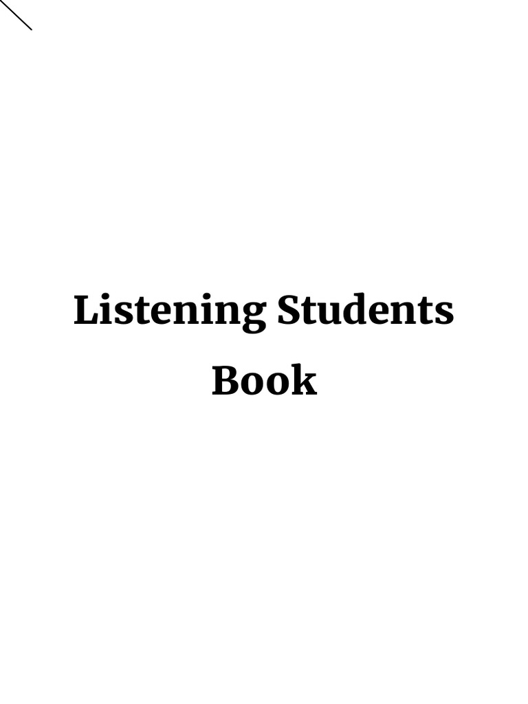 Enhancing English Listening Skills | PDF | Luck | Reading Comprehension