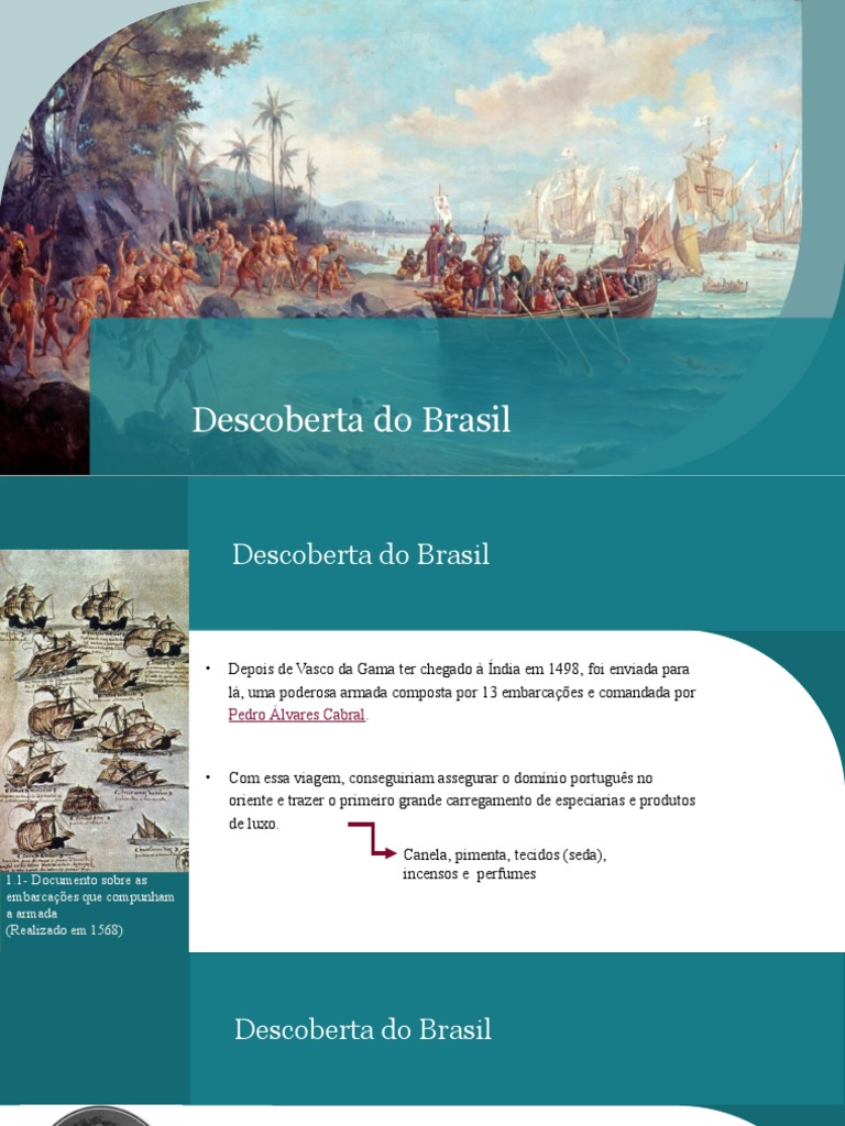 Descoberta do Brasil por Pedro Álvares Cabral em 1500 | PDF | Brasil