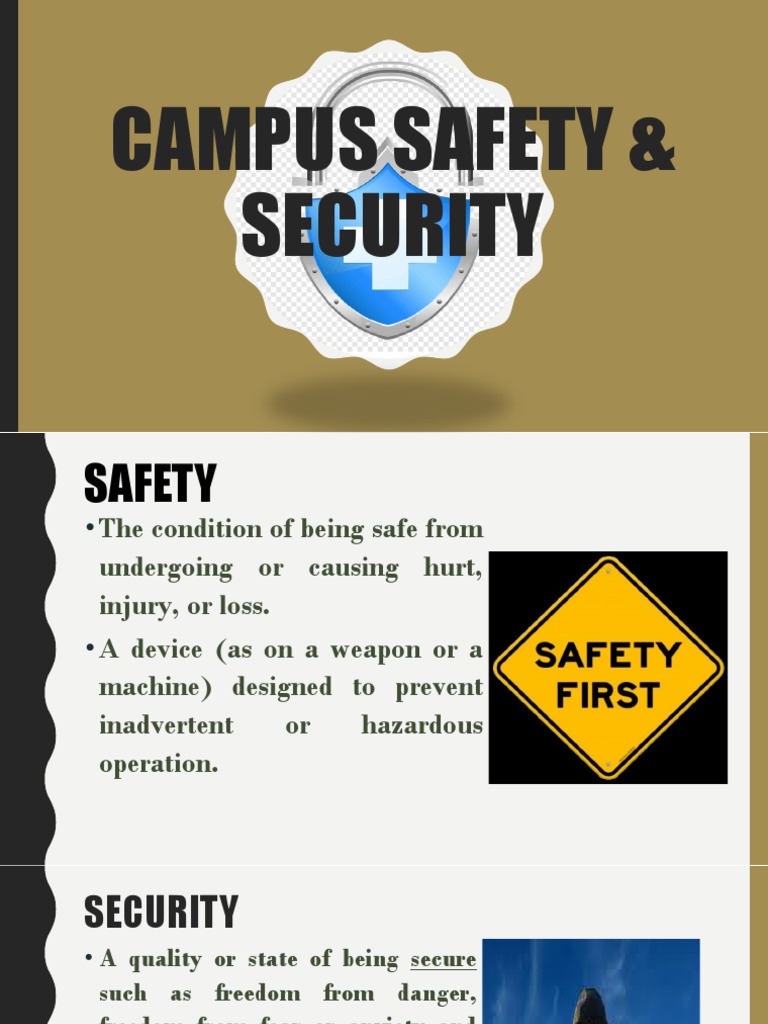 CAMPUS SAFETY and SECURITY | PDF | Securities | Emergency Management CAMPUS SAFETY and SECURITY | PDF | Securities | Emergency Management