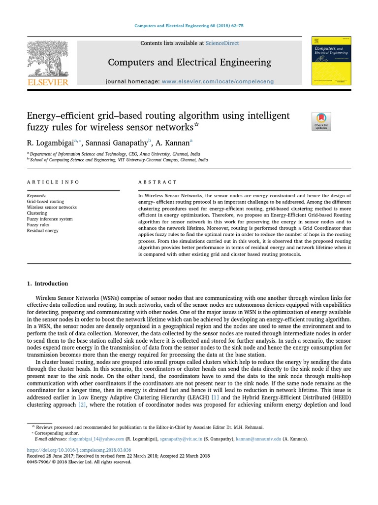 Energy Efficient Grid Based Routing Algorithm Using Intelligent Fuzzy Rules For Wireless Sensor