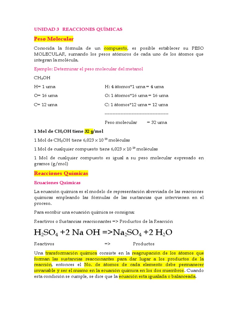 Reacciones Quimicas | PDF | Redox | Combustión