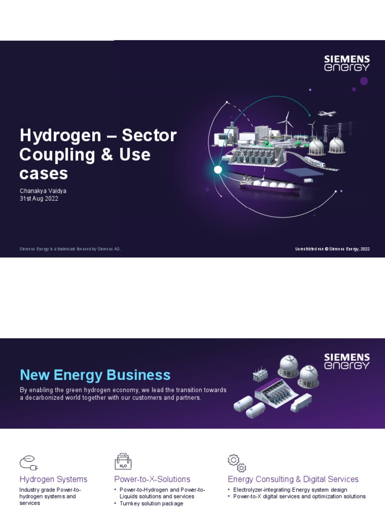 Green Hydrogen - Presentation - CV 31 Aug 2022 | PDF | Energy Storage | Renewable Energy