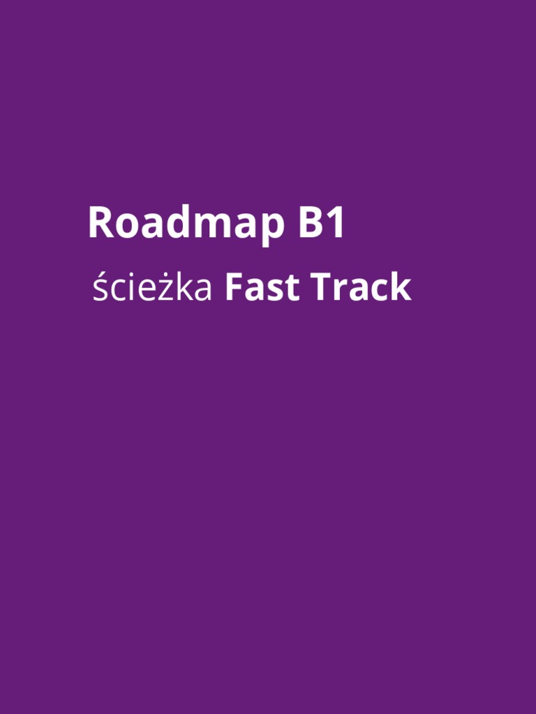 Roadmap B1 Sample Unit | PDF | English Language | Cognitive Science