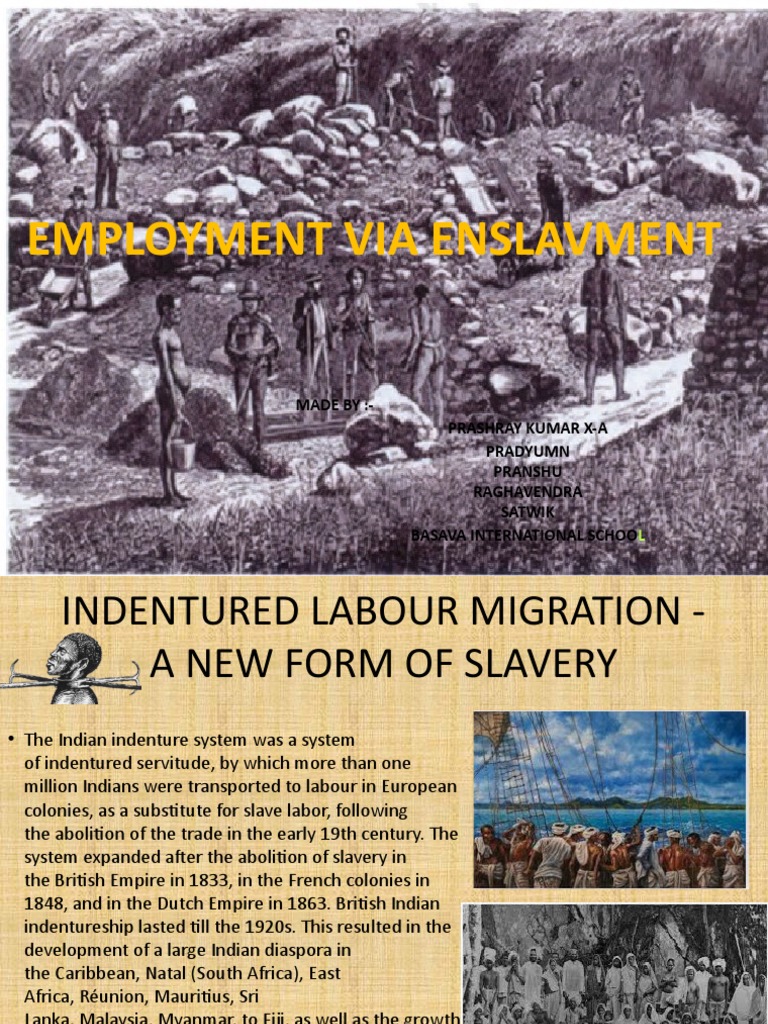 Employment Via Enslavment | PDF | Unfree Labour | Slavery
