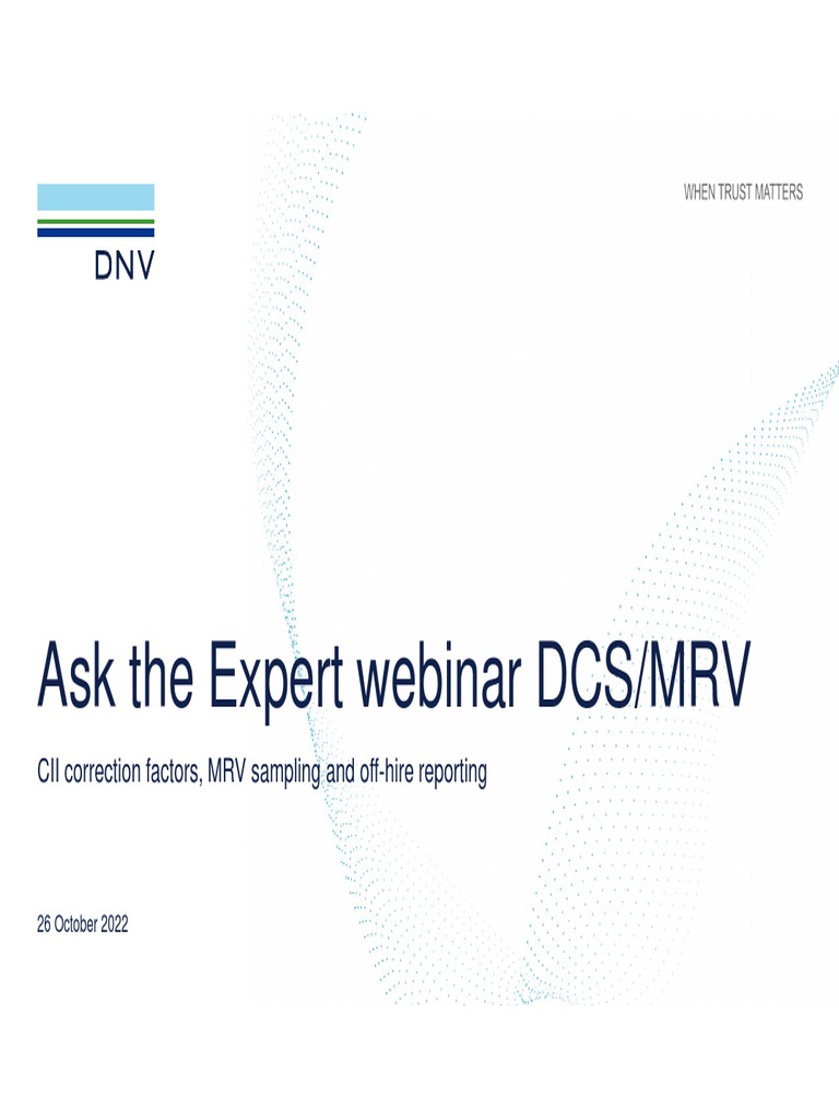Correction Factors-DCS MRV Handout 26 Oct 2022 | PDF | Liquefied Natural Gas | Ships