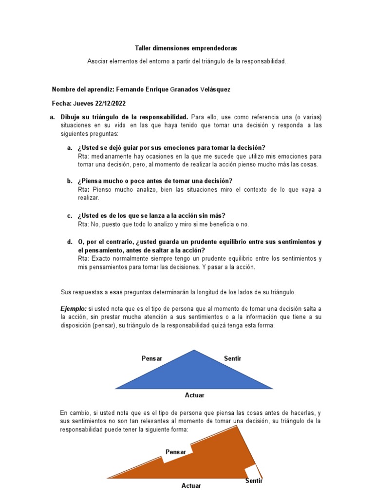 Formato-Dimensiones Emprendedores | PDF | Liderazgo | Pensamiento