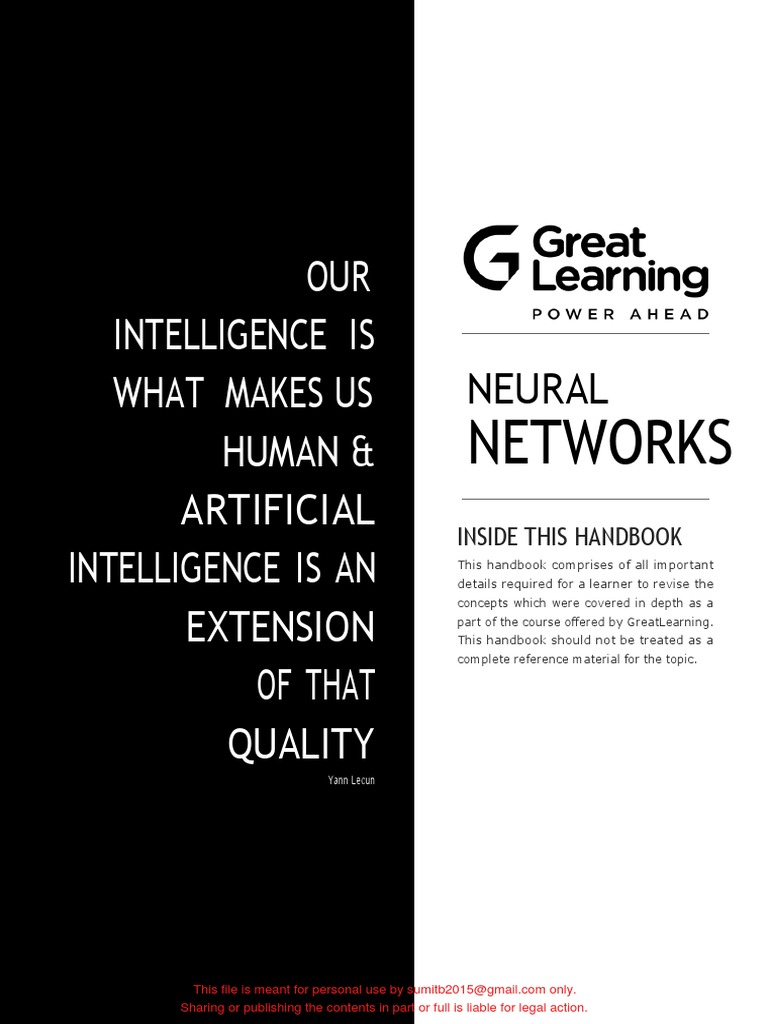 Handbook+ +Neural+Networks | PDF | Artificial Neural Network | Applied Mathematics
