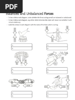 Physics Worksheet For Grade 9 | PDF | Collision | Force