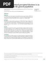 AAFP Dizziness - Evaluation and Management | PDF | Vertigo | Ménière's ...