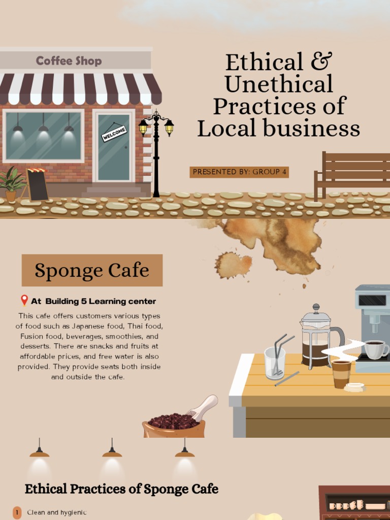 Ethical & Unethical Practices of Local Business | PDF | Coffeehouse ...
