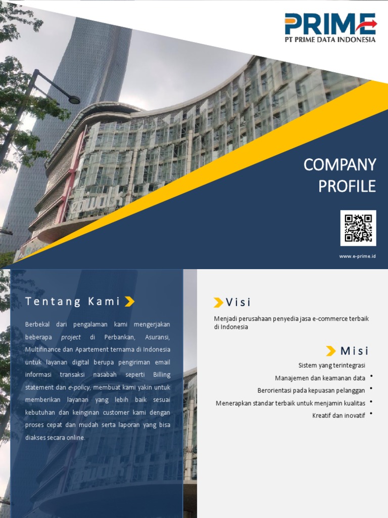 Company Profile PT Prime Data Indonesia - Mei | PDF