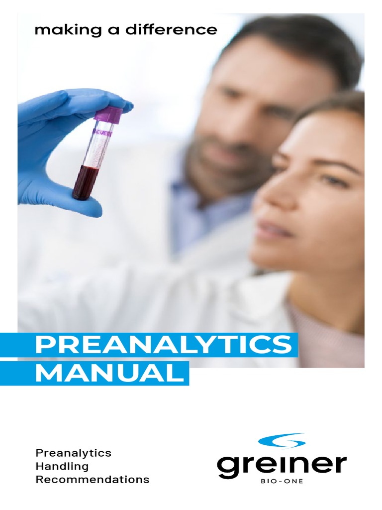 VACUETTE Preanalytics Manual en Rev06 0922 Web | PDF | Cortisol | Blood ...