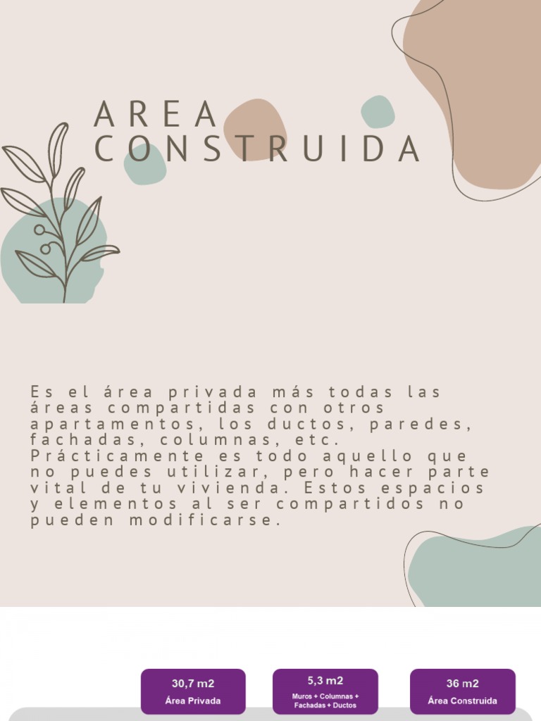 Area Construida | PDF