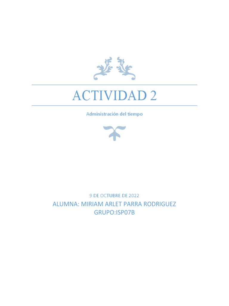 Act2 Adt | PDF | Matriz (Matemáticas) | Planificación