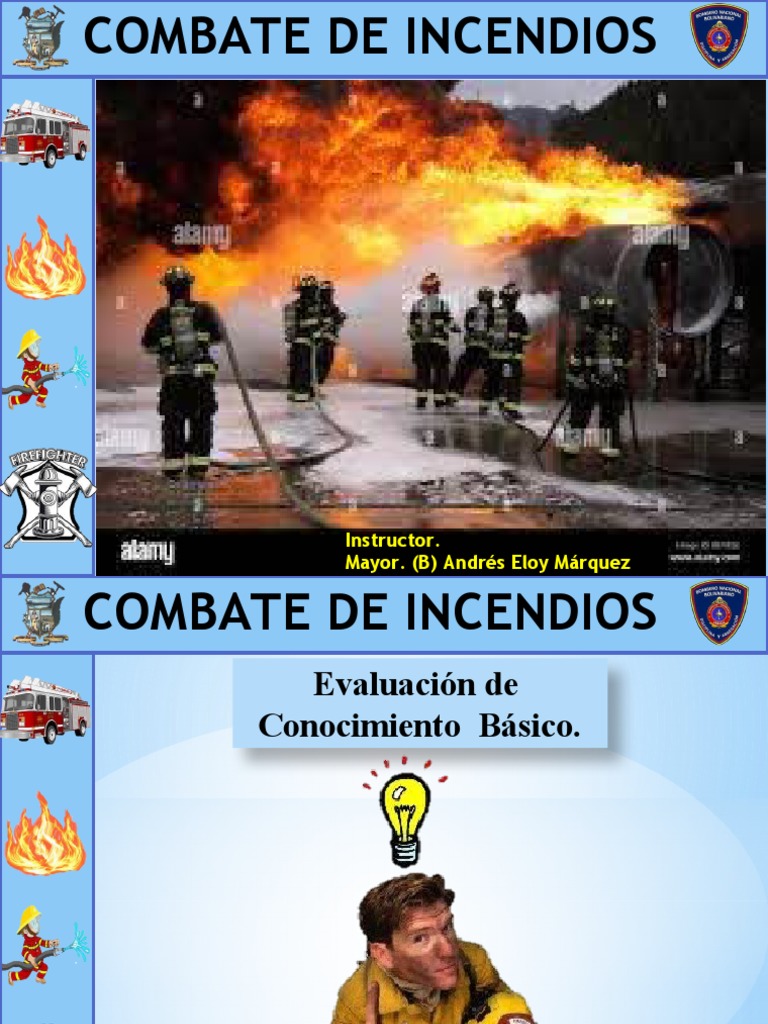 Combate de Incendios | PDF | Combustión | Reacciones químicas
