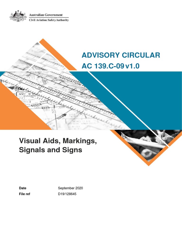 Advisory Circular 139 C 09 Visual Aids Markings Signals Signs | PDF ...