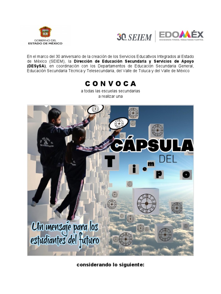 Cápsula del Tiempo Escolar 2023 | PDF | Maestros