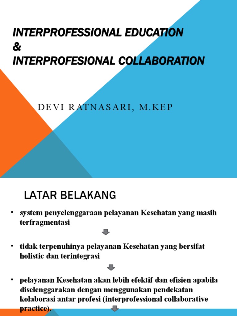 Interprofessional Education | PDF