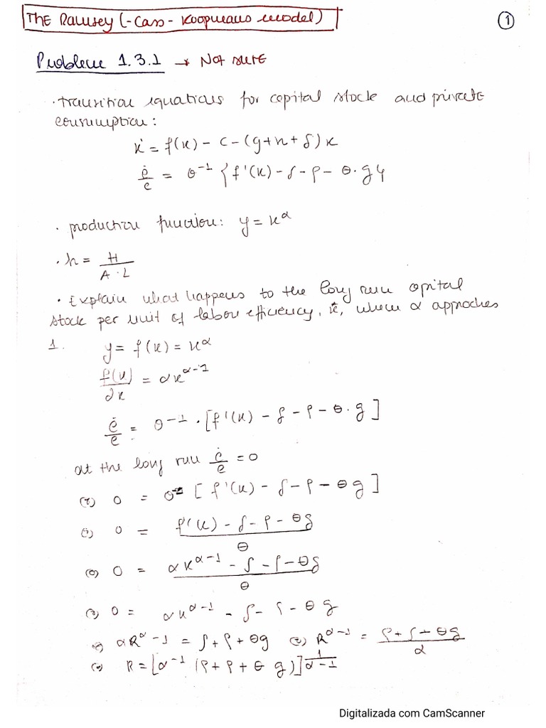 Ramsey & Diamond - Exercises | PDF