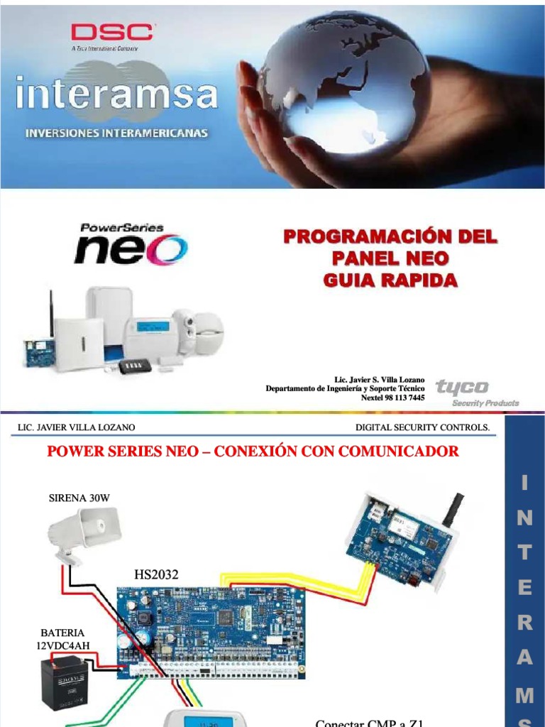 PDF Programacion Del Panel Neo Guia Rapida Compress | PDF