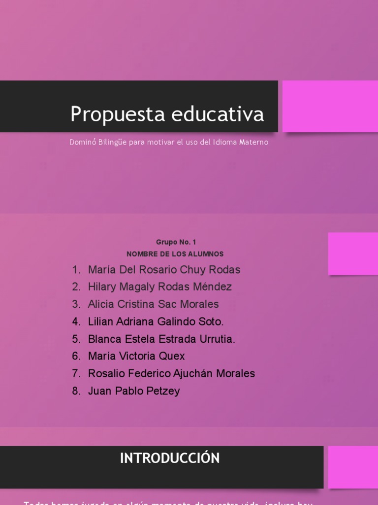 Propuesta Educativa PADEP/D | PDF | Primer idioma | Aprendizaje