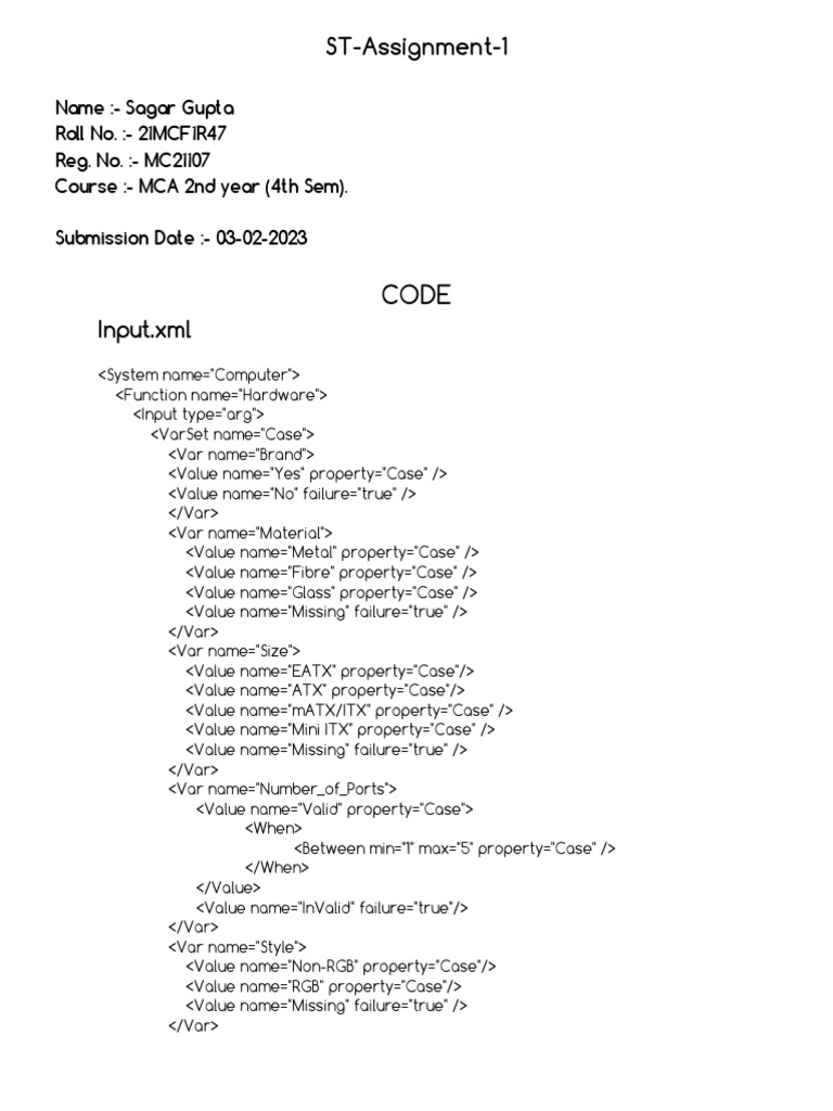 TCases | PDF | Computing | Computer Programming