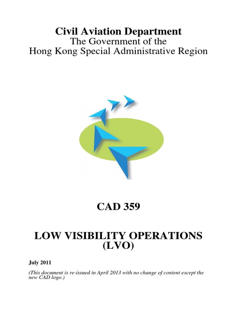 CAD359 | PDF | Transport | Aviation Safety