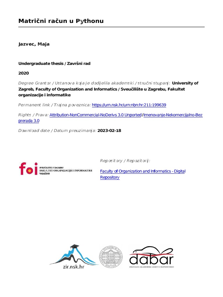 Jazvec Maja Foi 2020 Predd Struc | PDF