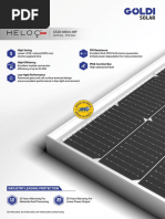 Waaree TOPCon Solar Panel Specs | PDF | Solar Cell | Sustainable Energy