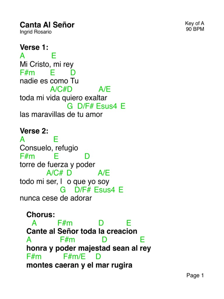 0032 - Canta Al Señor | PDF