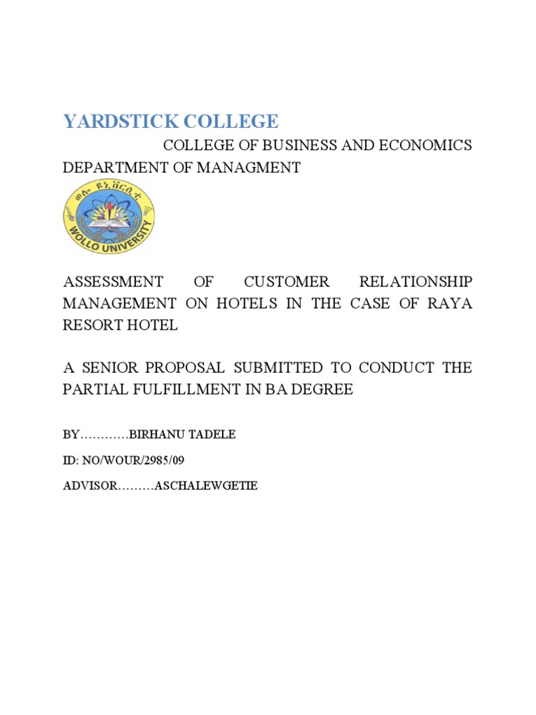 Customer Relationship Management at Central Hotel | PDF | Customer ...