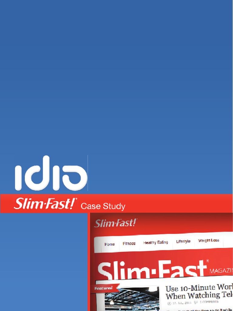 Slim Fast's Digital Content Strategy | PDF | Customer Relationship ...