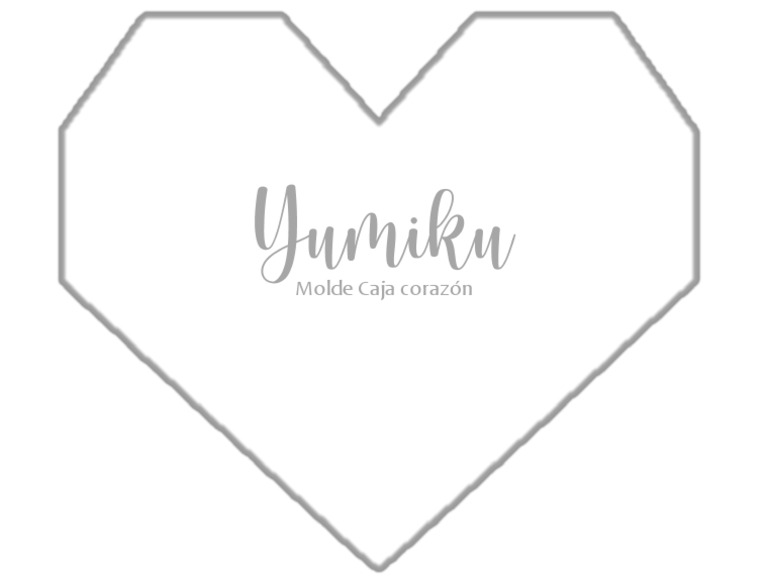 Plantillas Caja Corazon Pdf