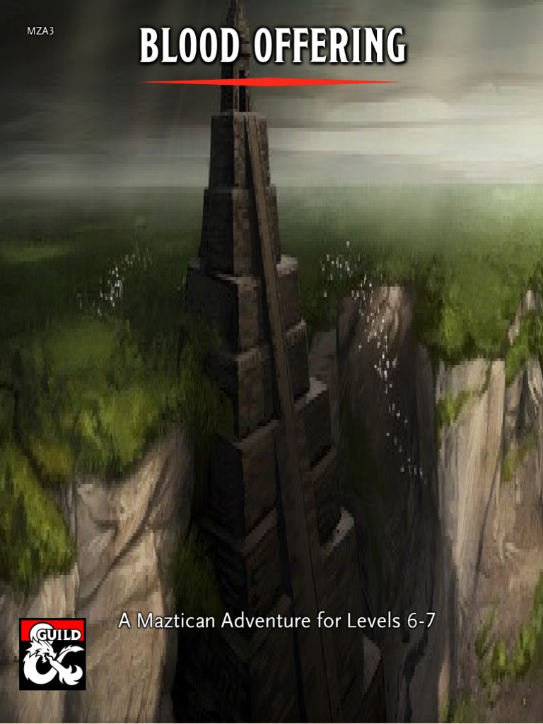 MZA3 - Blood Offering (5e) | PDF | Vampires
