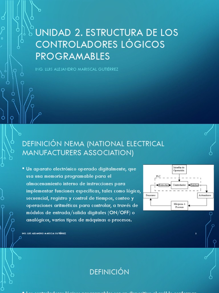 2 - Estructura de Los Controladores Logicos Programables | PDF ...