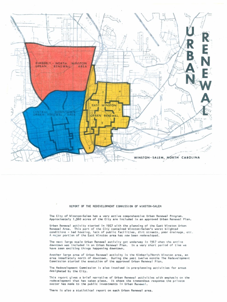 1972 Urban Renewal Report Redevelopment Commission | PDF | Urban Renewal