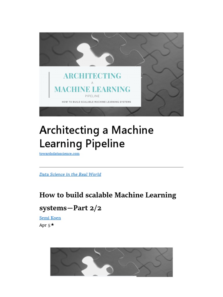 Architecting A Machine | PDF | Databases | Prediction Architecting A Machine | PDF | Databases | Prediction