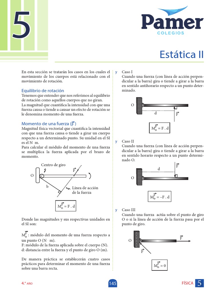 221405-Fisica Estatica | PDF | Esfuerzo de torsión | Fuerza