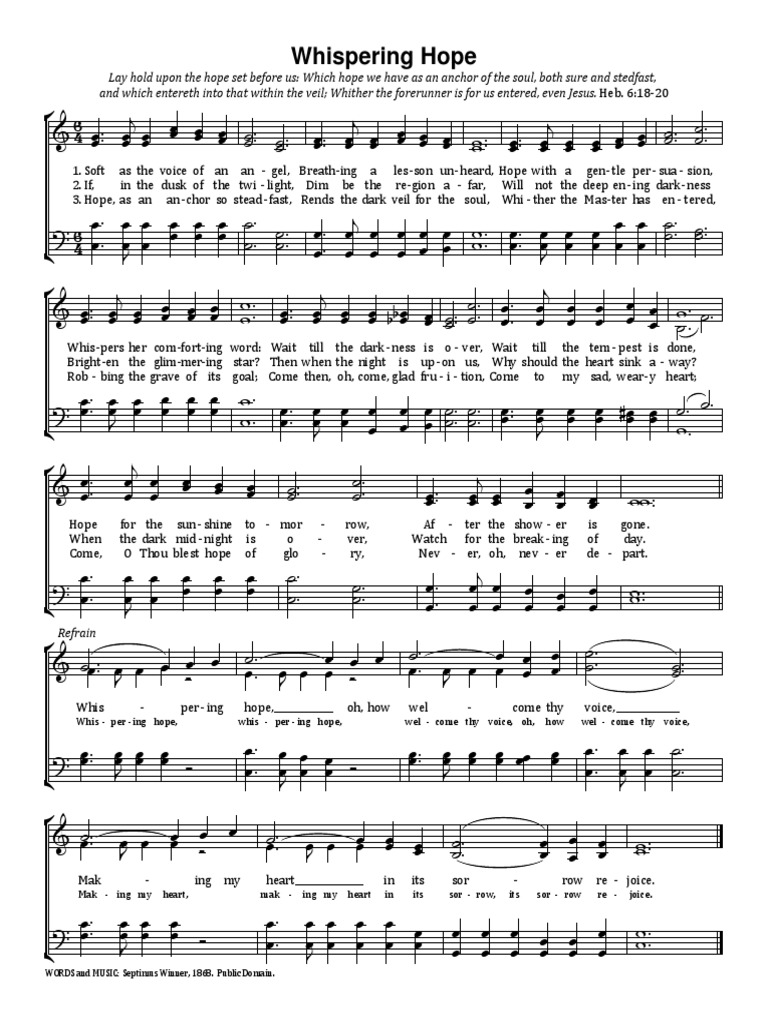 Whispering Hope | PDF