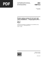 Din 8077-8078 & Iso 15874-2 | PDF | Pipe (Fluid Conveyance) | Strength ...
