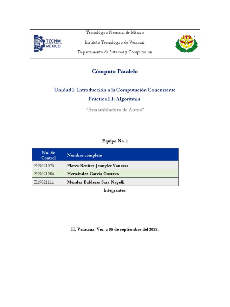 CPB Practica1,1 | PDF | Informática | Computación paralela
