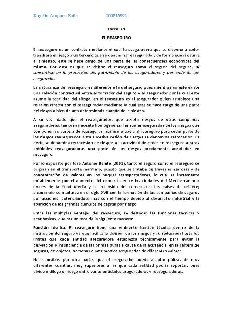 Guía Completa del Reaseguro | PDF | Reaseguro | Seguro