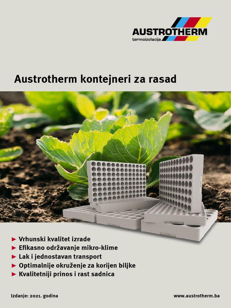 Austrotherm - Kontejneri Za Rasad | PDF