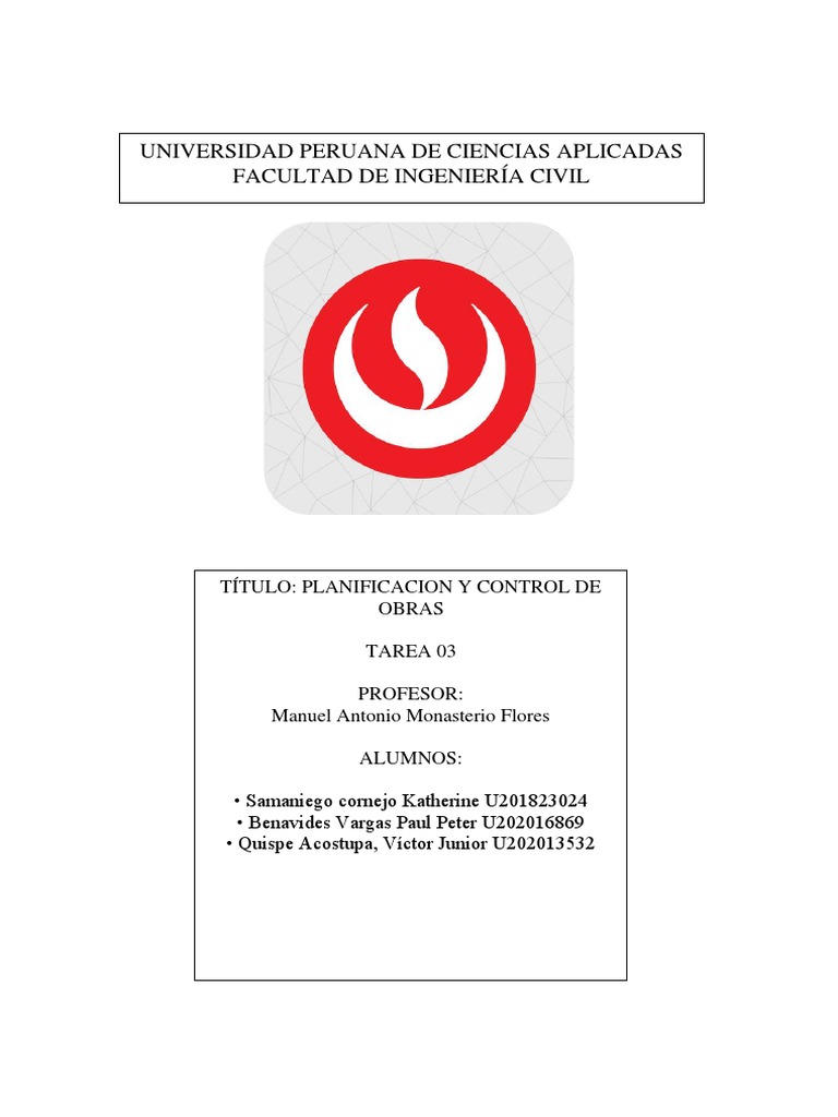 Ta3 Planificacion | PDF